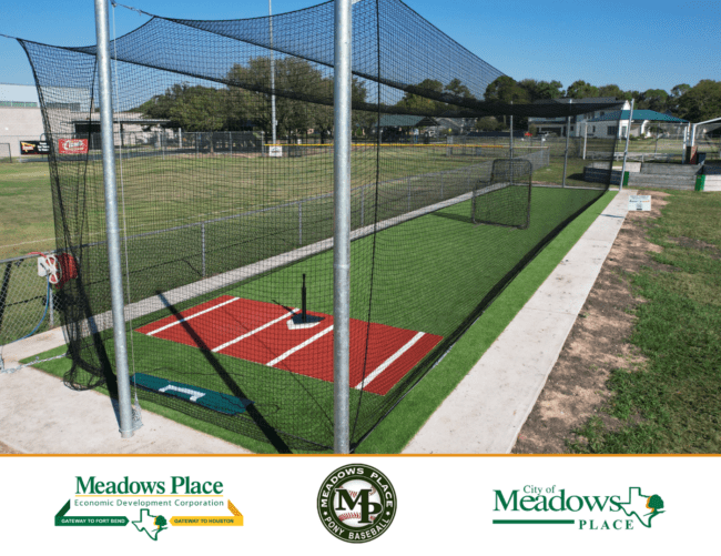 Batting Cage Installation Complete | City of Meadows Place