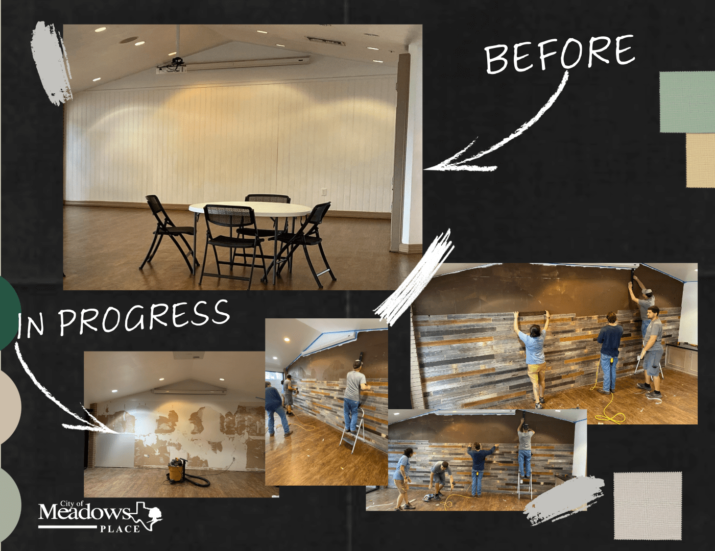Upgrades Being Completed at the Community Center | City of Meadows Place