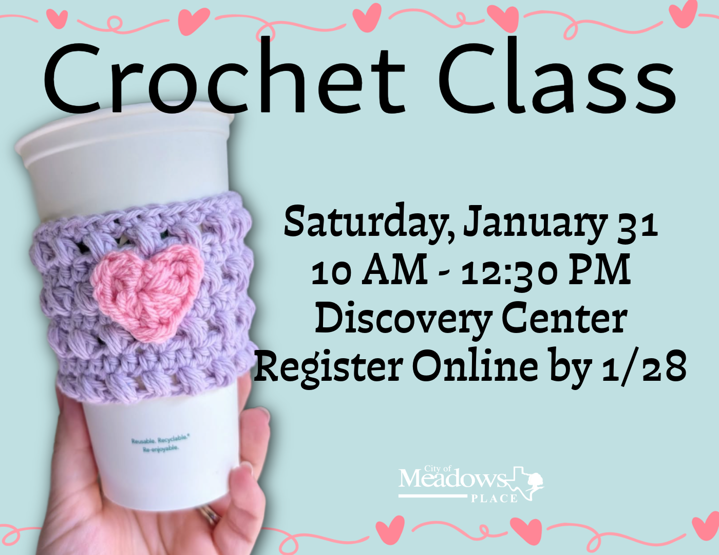 Learn to Crochet | City of Meadows Place