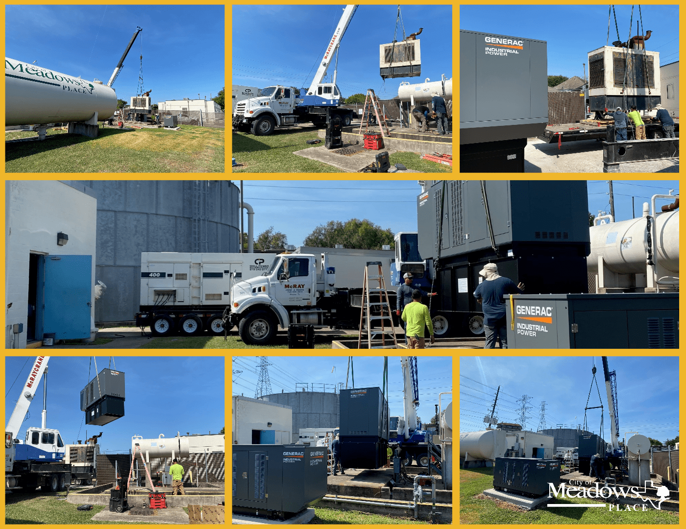 New Generators Installed at the Emergency Operations Center and Well 3 ...