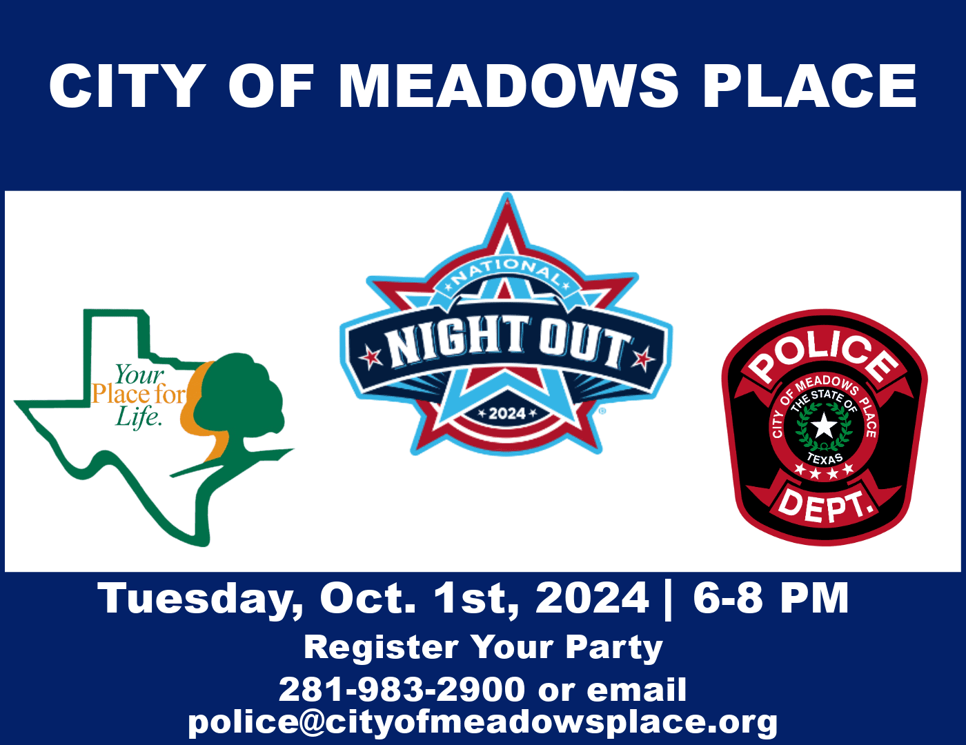 National Night Out 2024 | City of Meadows Place