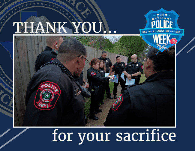 National Police Week 2023 | City of Meadows Place