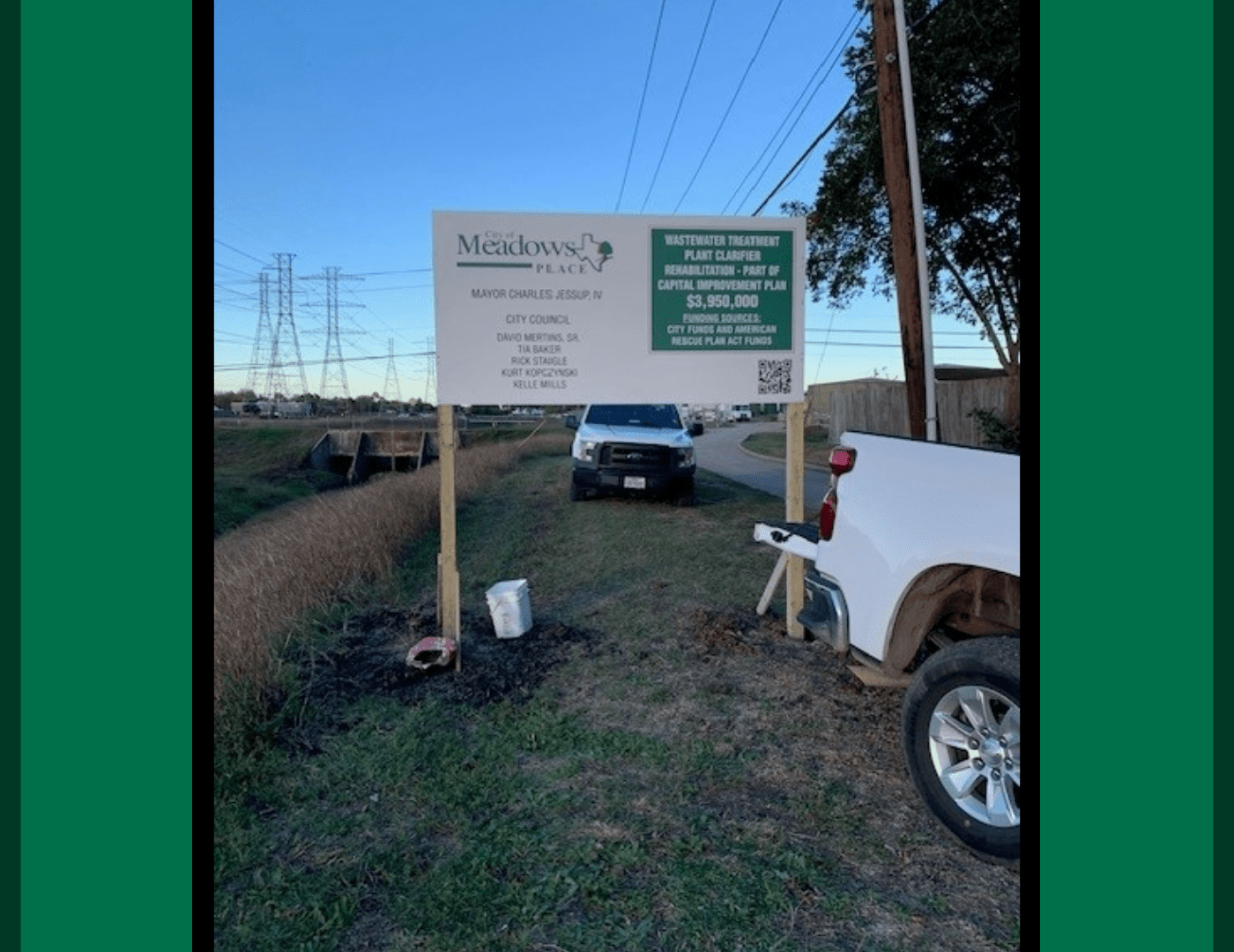 New Project Signs Being Installed to Keep Residents Informed | City of ...