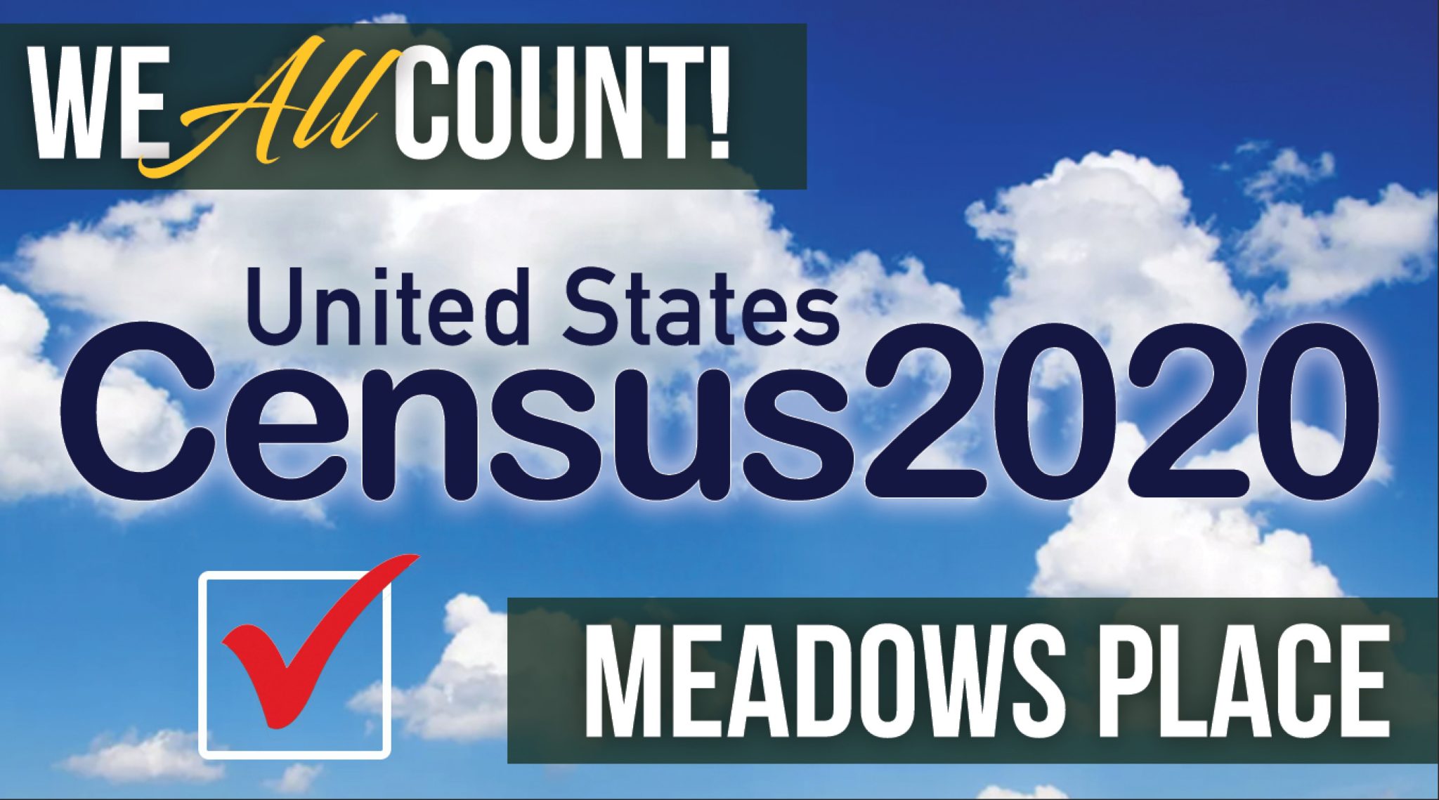 CENSUS 2020 – Great Response Meadows Place & Fort Bend County | City of ...